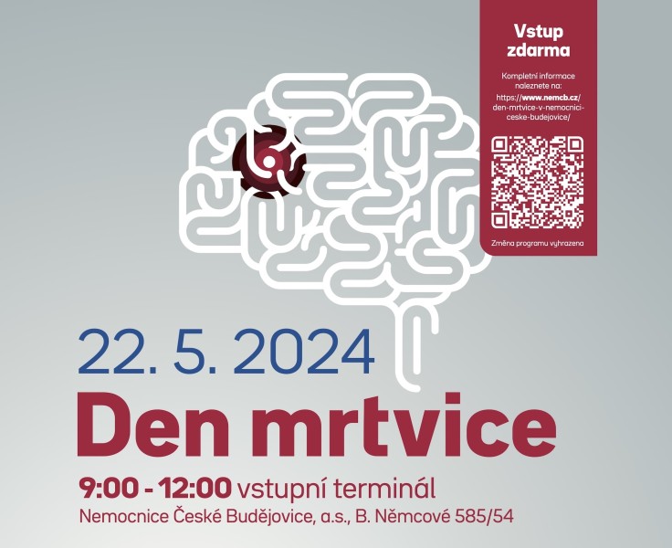 Pozvánka na Den mrtvice dne 22. 5. 2024 | Nemocnice České Budějovice a.s.